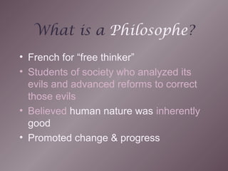 Intro to the Enlightenment | PPT