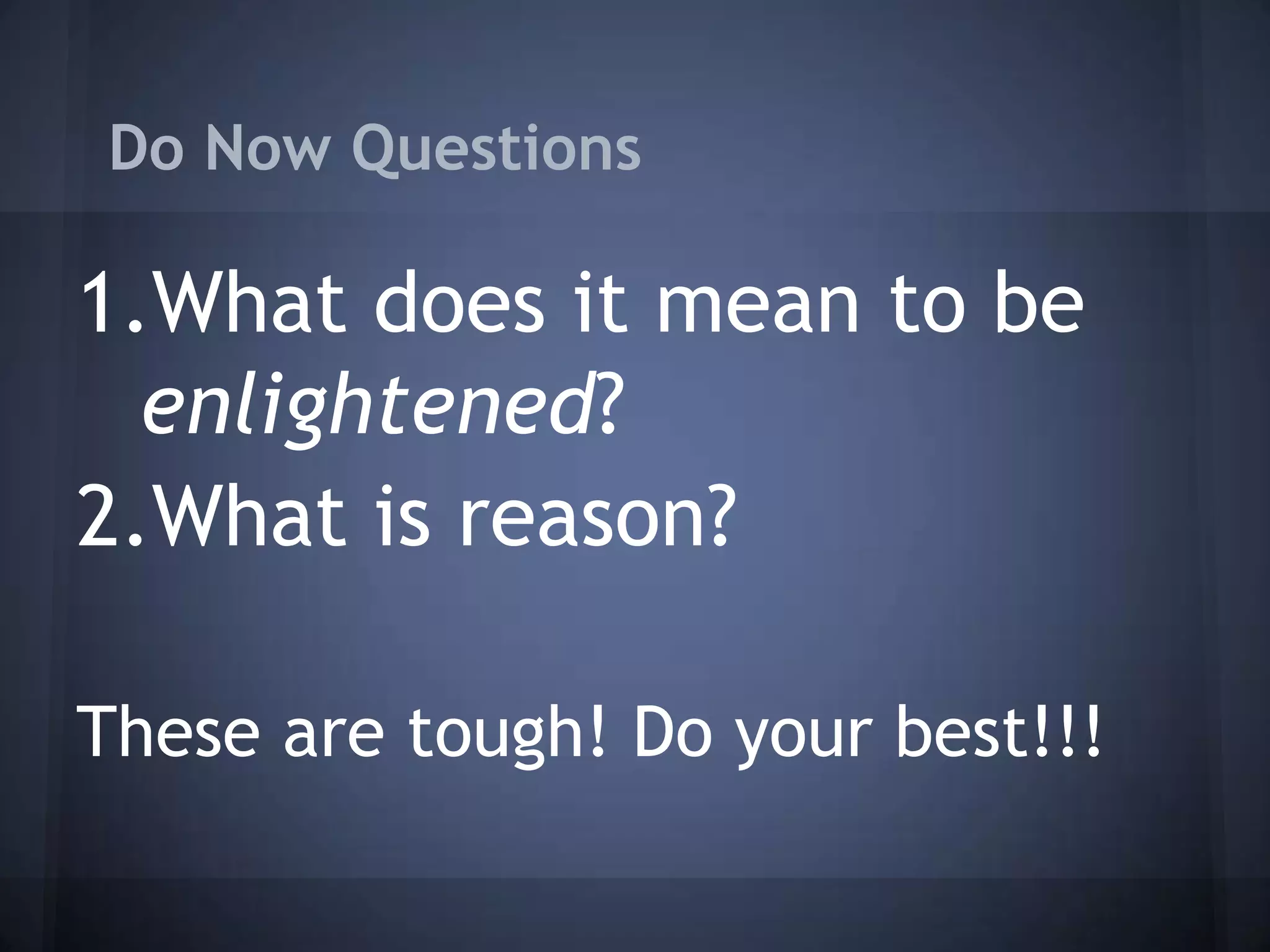Intro to the enlightenment 2013 (wiki) | PPTX | Religion & Spirituality
