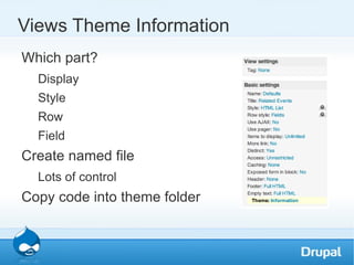 DrupalEasy: Intro to Theme Development | ODP | Web Design and HTML | Internet