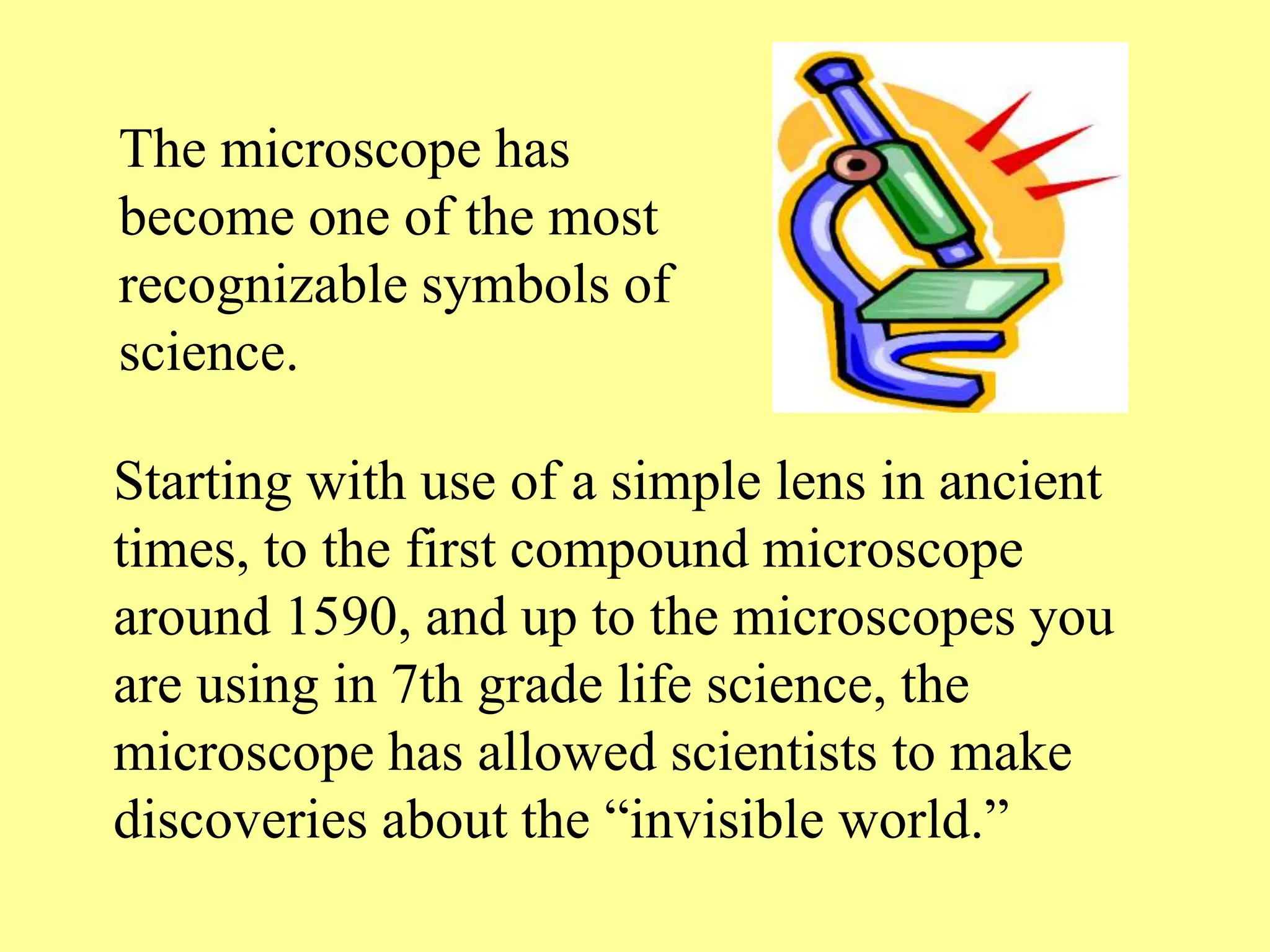 Intro to the Microscope PPT FOR MBBS STUDENTS | PPTX