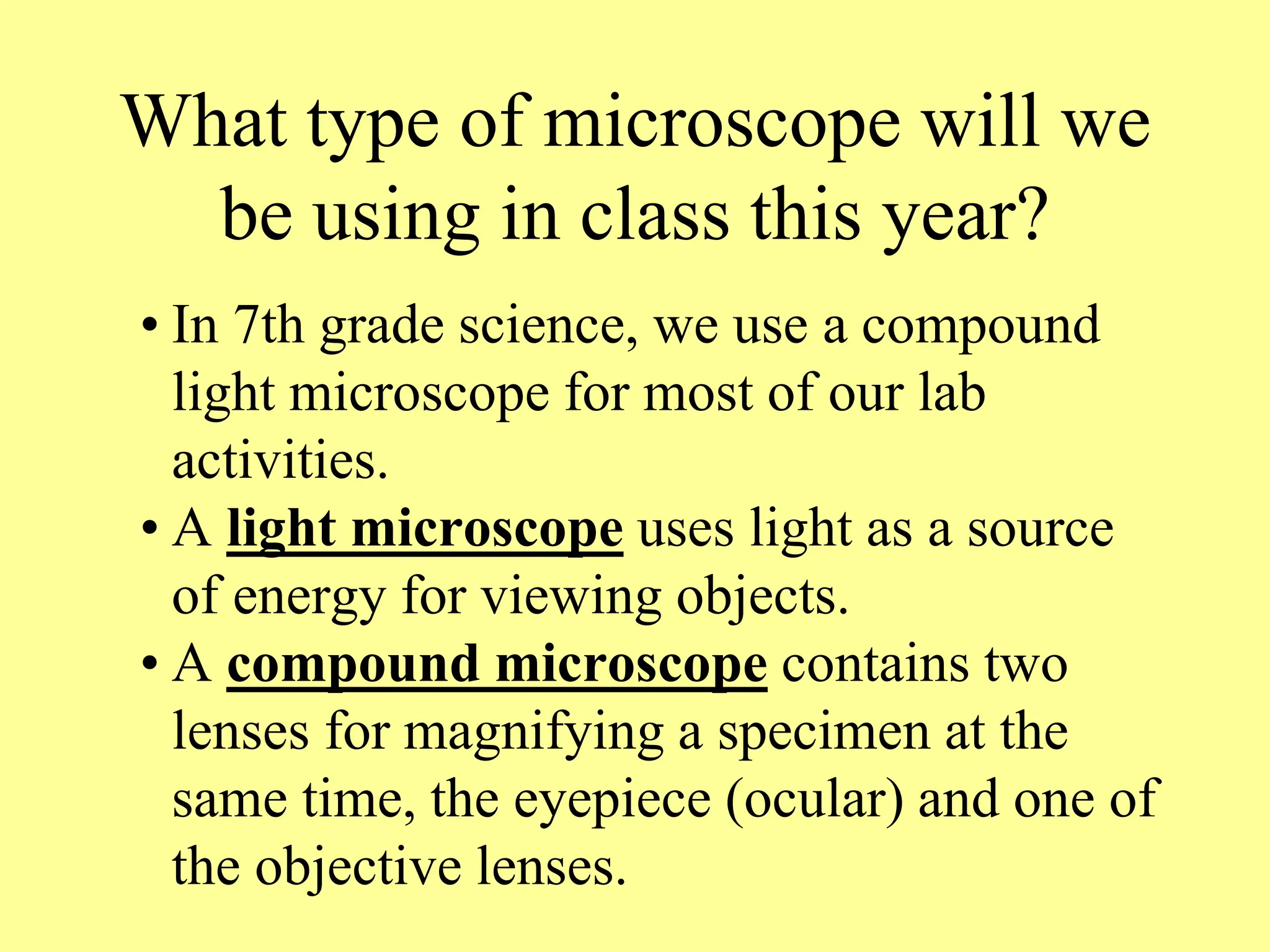 Intro to the Microscope PPT FOR MBBS STUDENTS | PPTX