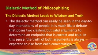 Intro to the philosophy of the human person _ ch 2-2 dialectic method ...