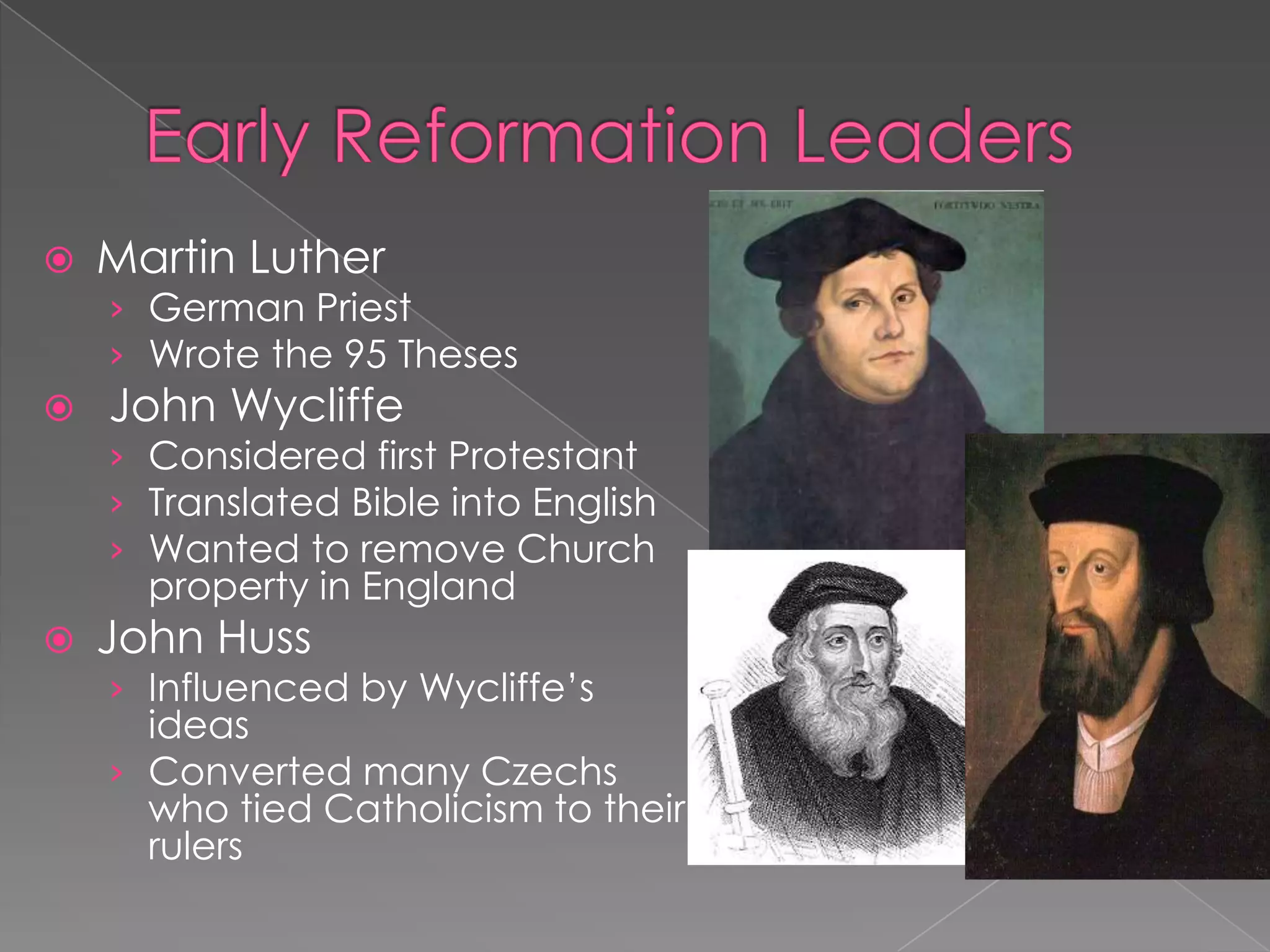 Intro to the reformation | PPTX