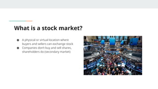 Introduction to the Stock Market in Today's Era | PPTX