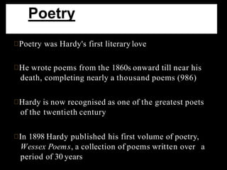 Introduction to Thomas Hardy | PPTX