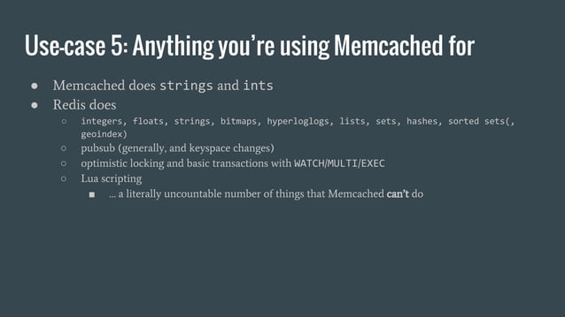 Introduction To Some Top Redis Use Cases Ppt