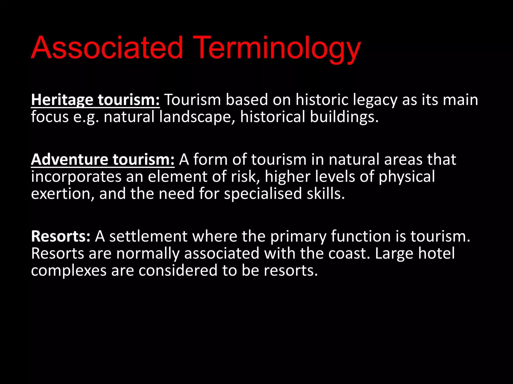 Intro to tourism hotspots | PPTX
