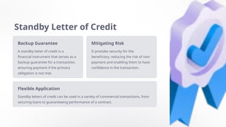 Introduction to Trade Finance and its procedures | PPTX