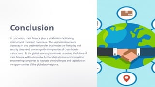 Introduction to Trade Finance and its procedures | PPTX