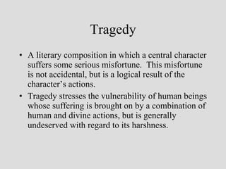Intro to Tragedy | PPT