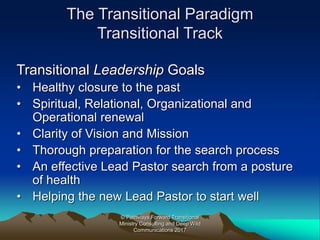 Introduction to Transitional Ministry | PPSX