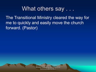 Introduction to Transitional Ministry | PPSX