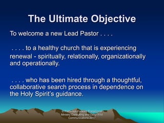 Introduction to Transitional Ministry | PPSX