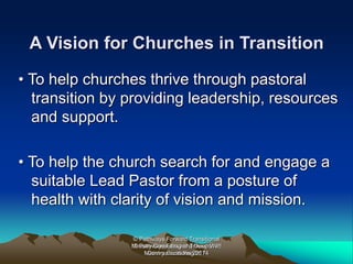 Introduction to Transitional Ministry | PPSX
