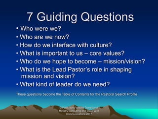 Introduction to Transitional Ministry | PPSX