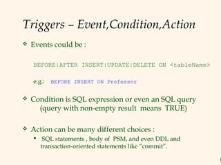 Intro to trigger and constraint | PPT