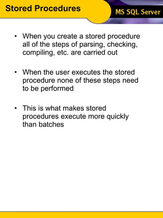 Intro to tsql unit 14 | PPT | Databases | Computer Software and ...