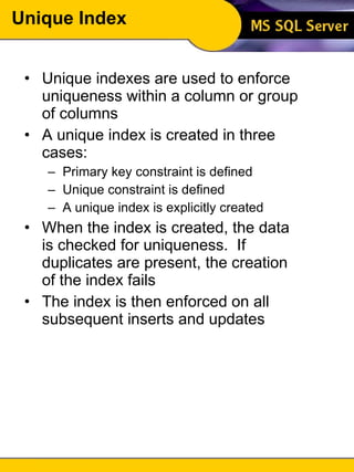 Intro to tsql unit 8 | PPT