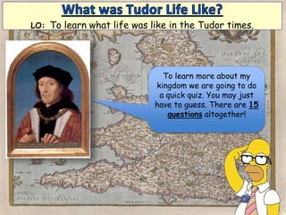 Intro to Tudor life | PPTX