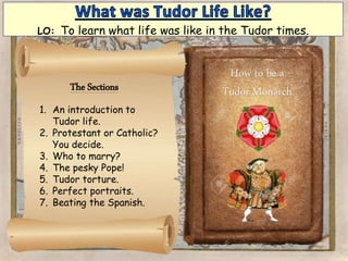 Intro to Tudor life | PPTX