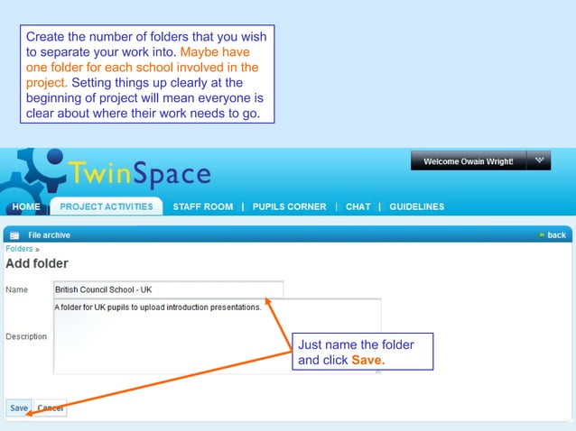 Introduction to the Twinspace Webinar Slides | PPT