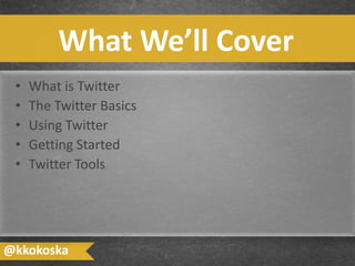 Intro to Twitter | PPT