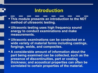 Intro to ultrasonics | PPT