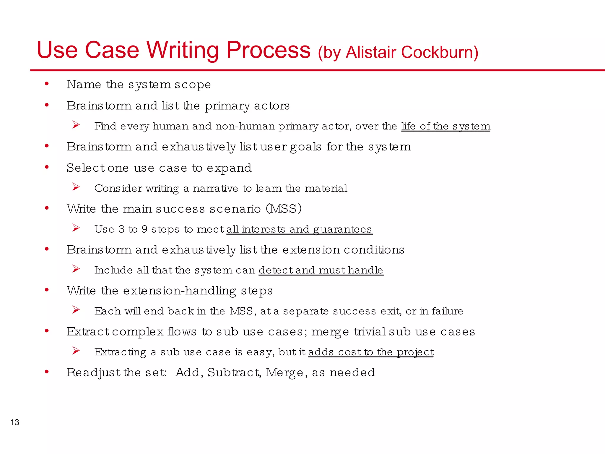 Intro to UML - Use Case diagrams | PPT