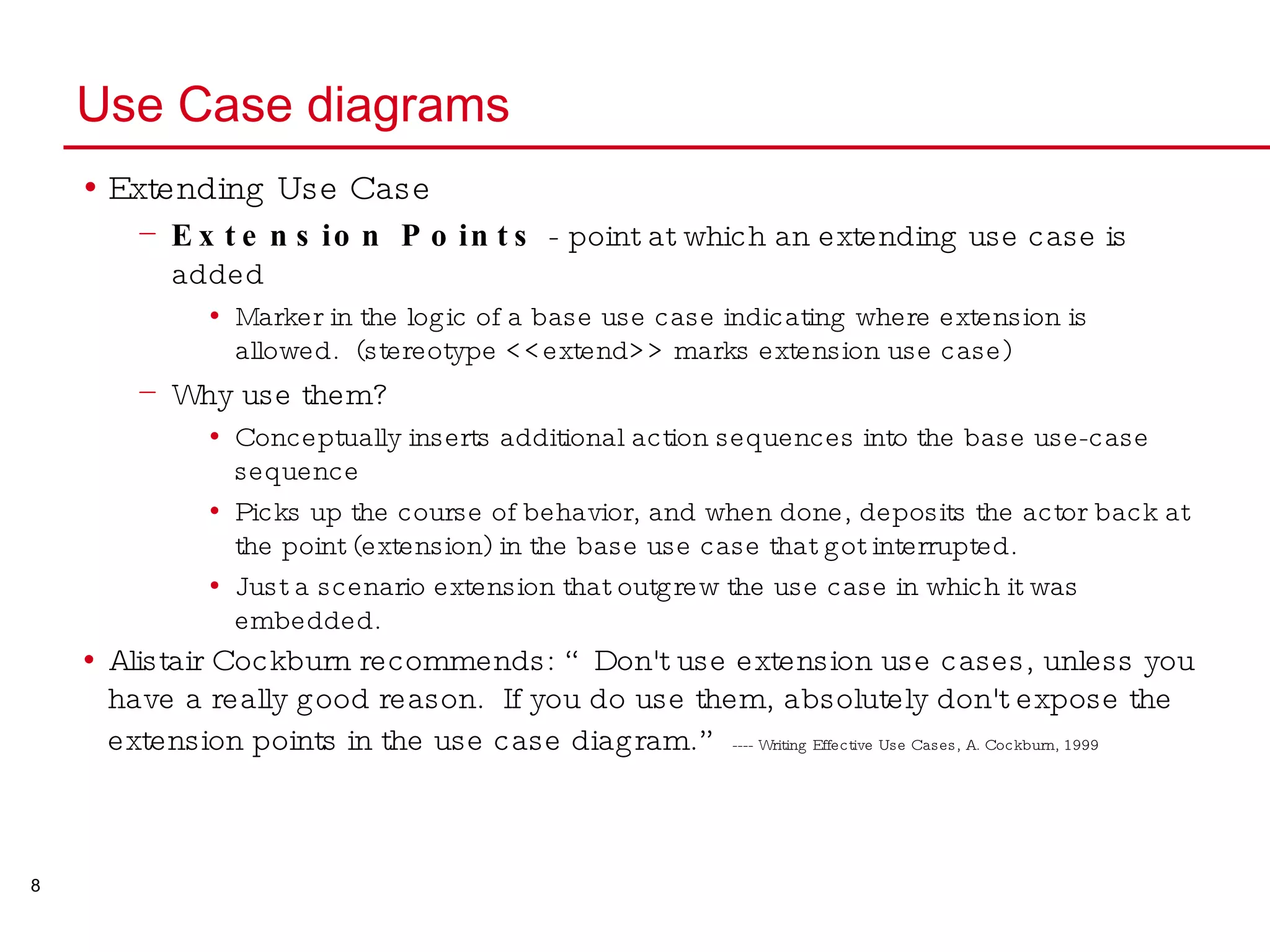 Intro to UML - Use Case diagrams | PPT