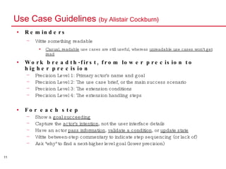 Intro to UML - Use Case diagrams | PPT