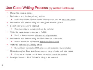 Intro to UML - Use Case diagrams | PPT
