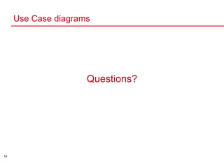 Intro to UML - Use Case diagrams | PPT