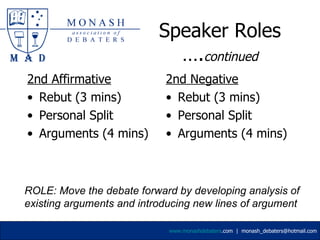 Intro To University Debating | PPT