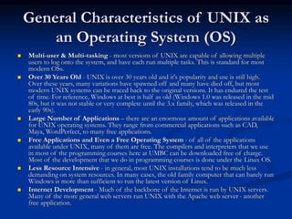 IntroToUnix.ppt | Free Download