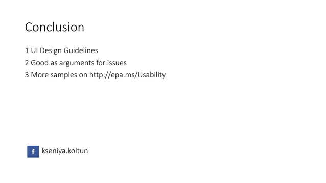 Introduction to usability heuristics | PPT