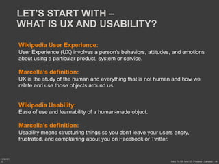 Intro to UX Development Process | PPTX