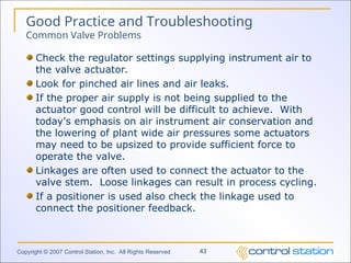 introduction to control valve in oil and gas industry | PPT