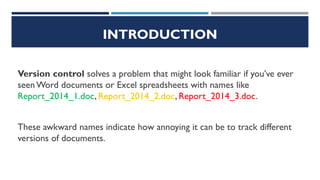 Introduction to version control (git) | PPT