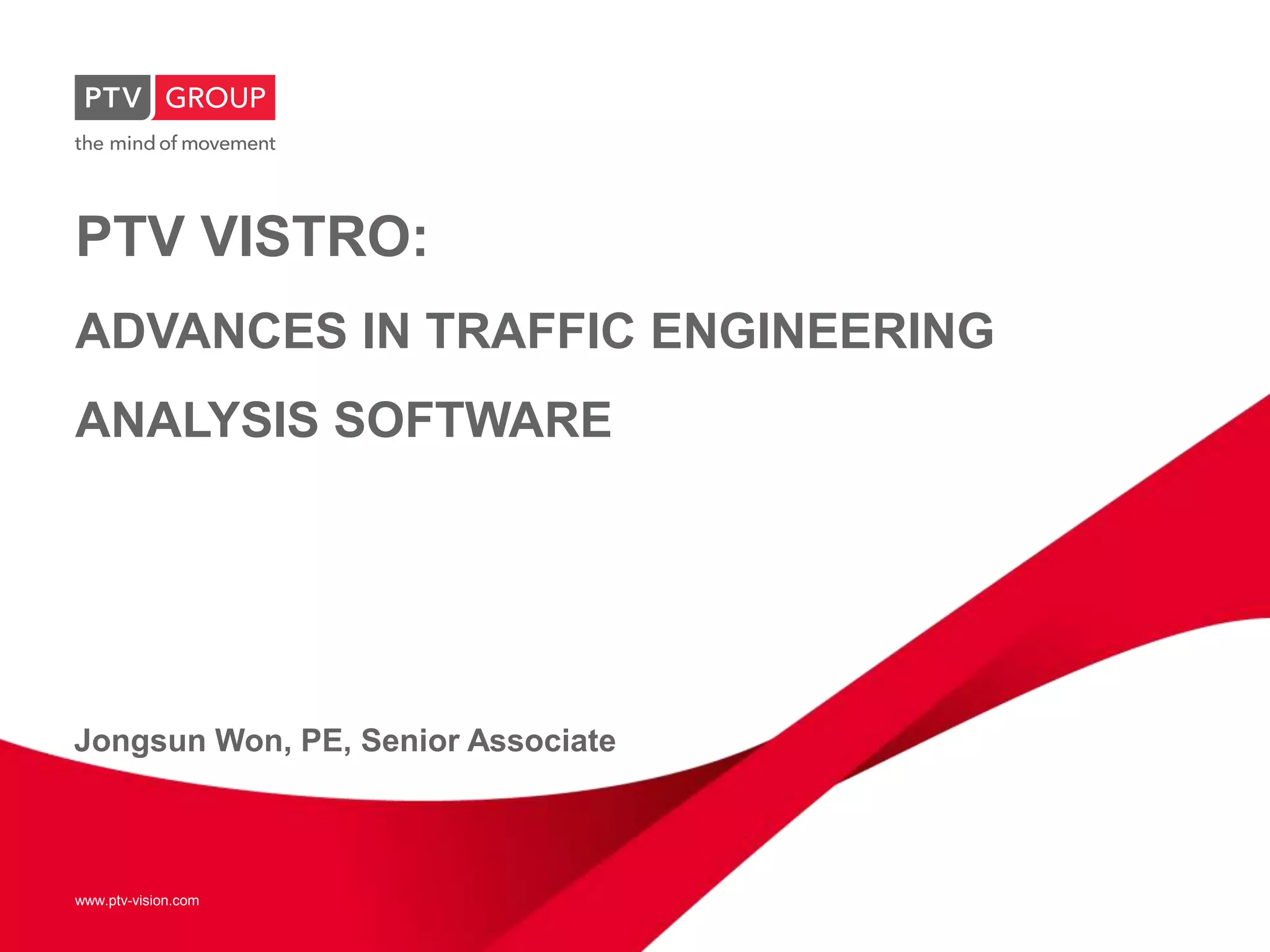 Introduction to PTV Vistro | PPTX