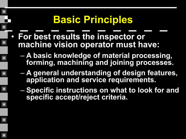 Intro_to_Visual Inspection.ppt | 3-D Graphics | Computer Software and ...