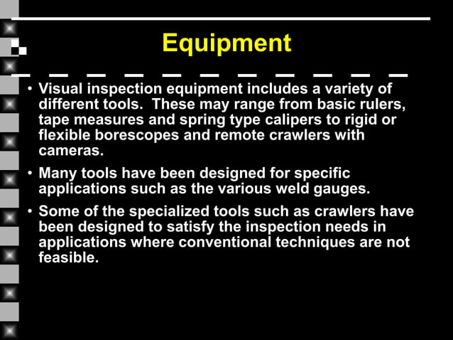 Intro_to_Visual Inspection.ppt | 3-D Graphics | Computer Software and ...