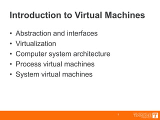 introduction to virtual machine and awareness | PDF