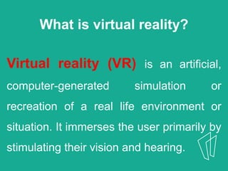Introduction to Virtual and Augmented Reality | PPTX