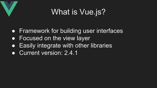 Intro to vue.js