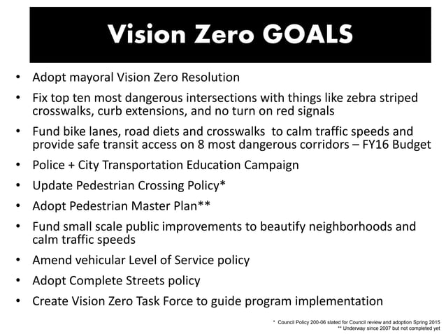 Intro to Vision Zero Presentation | PPT
