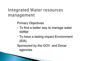 Intro to water resources planning | PPT