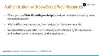 Intro to web api with dynamics 365 | PPT