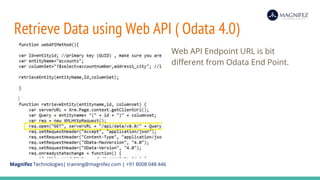 Intro to web api with dynamics 365 | PPT