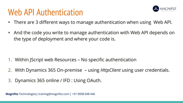 Intro To Web Api With Dynamics 365 Ppt