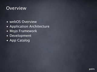 An Introduction to webOS | KEY | Web Development | Internet